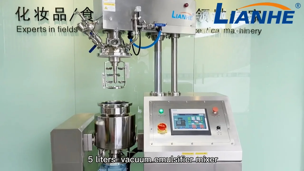 5l 10l 20l Cosmetics Cream Vacuum Homogenizing Emulsifier Homogenizer ...