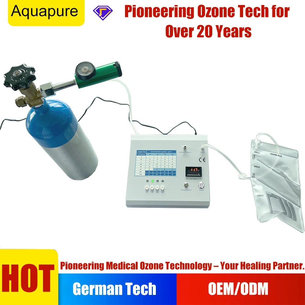 Medical Ozone Generator Therapy - Digital Concentration Chart