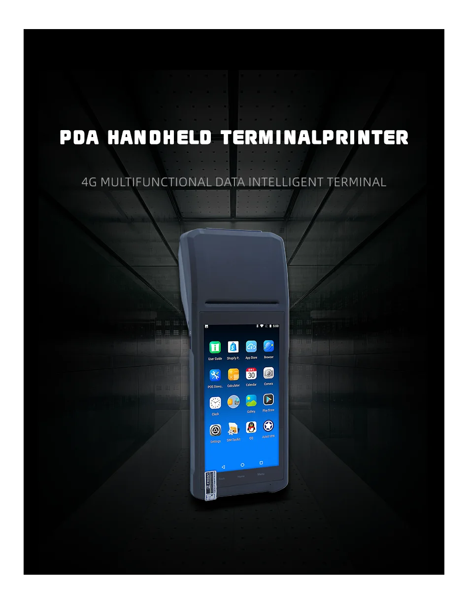 Android All In One Mini Mobile Pos System Machine Retail Handheld ...