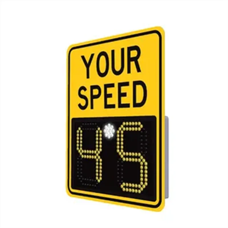 Customized Digital Road Warning Led Solar Radar Speed Limit Sign High ...