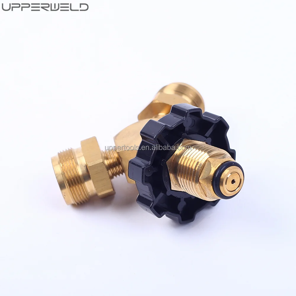 UPPER Y-shunt Adapter with Meter for Propane Tanks for Gas Stove Parts ...