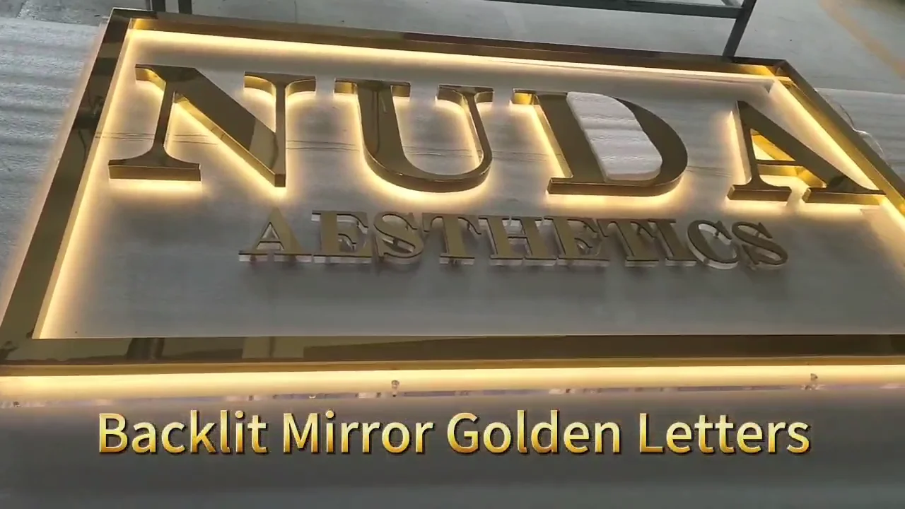 Storefront Backlit Acrylic Led Sign Board Business Store Salon Studio ...