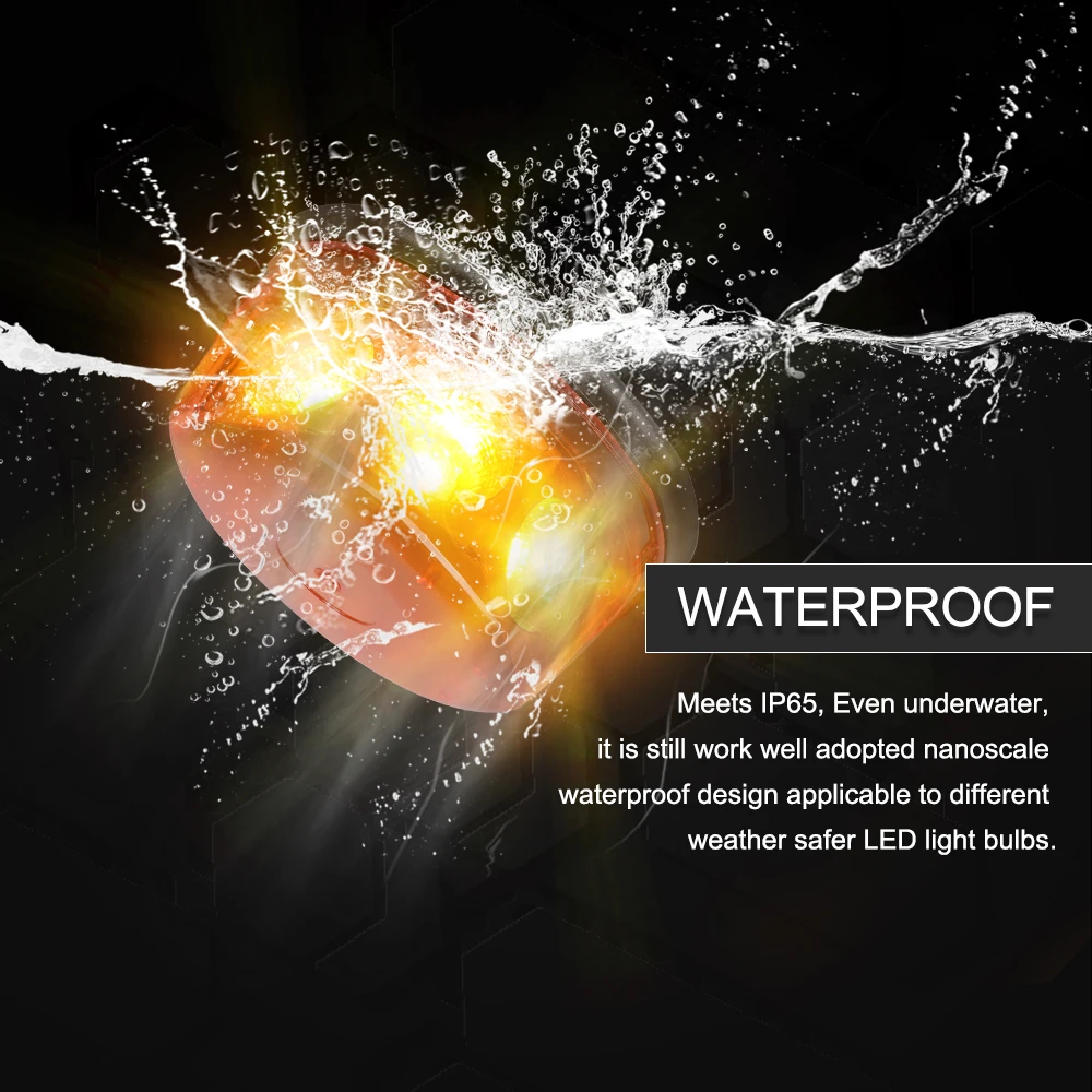 Flashing Light Amber/red Beacon LED 12-30W 6W Warning Light Bar LED-815