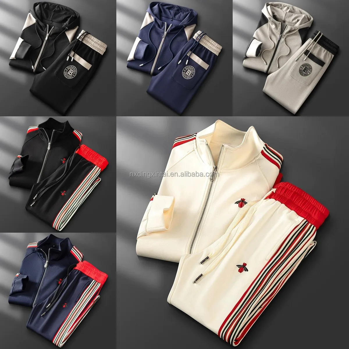 2025 Men's Leisure Sports Suit - Quick Dry & Embossed Printing