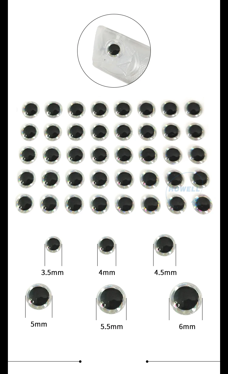 3D Fish Eyes - Realistic Holographic DIY for Fishing Lures