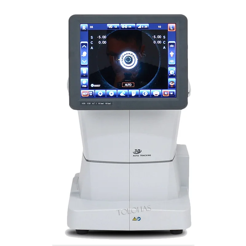 LHV100K Ophthalmic Optometry Machine Autorefractor Eye Test Keratometer ...