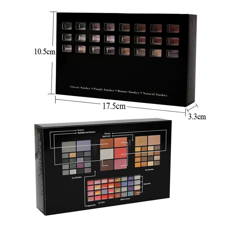 Waterproof Eyeshadow Set 74 Colors Eyeshadow Palette Private Label ...