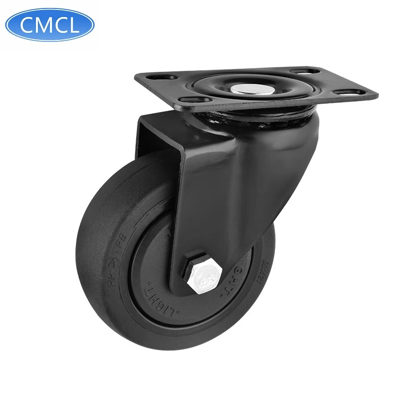 CMCL Wheels Diameter 60x21MM Brake Castors For Shelf With Reverse ...