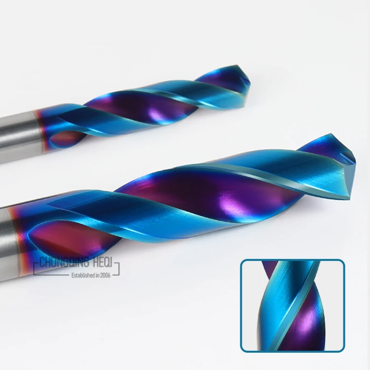 Hrc65 Cnc Lathe Turning Tools Solid Tungsten Carbide Drill Bit Straight ...