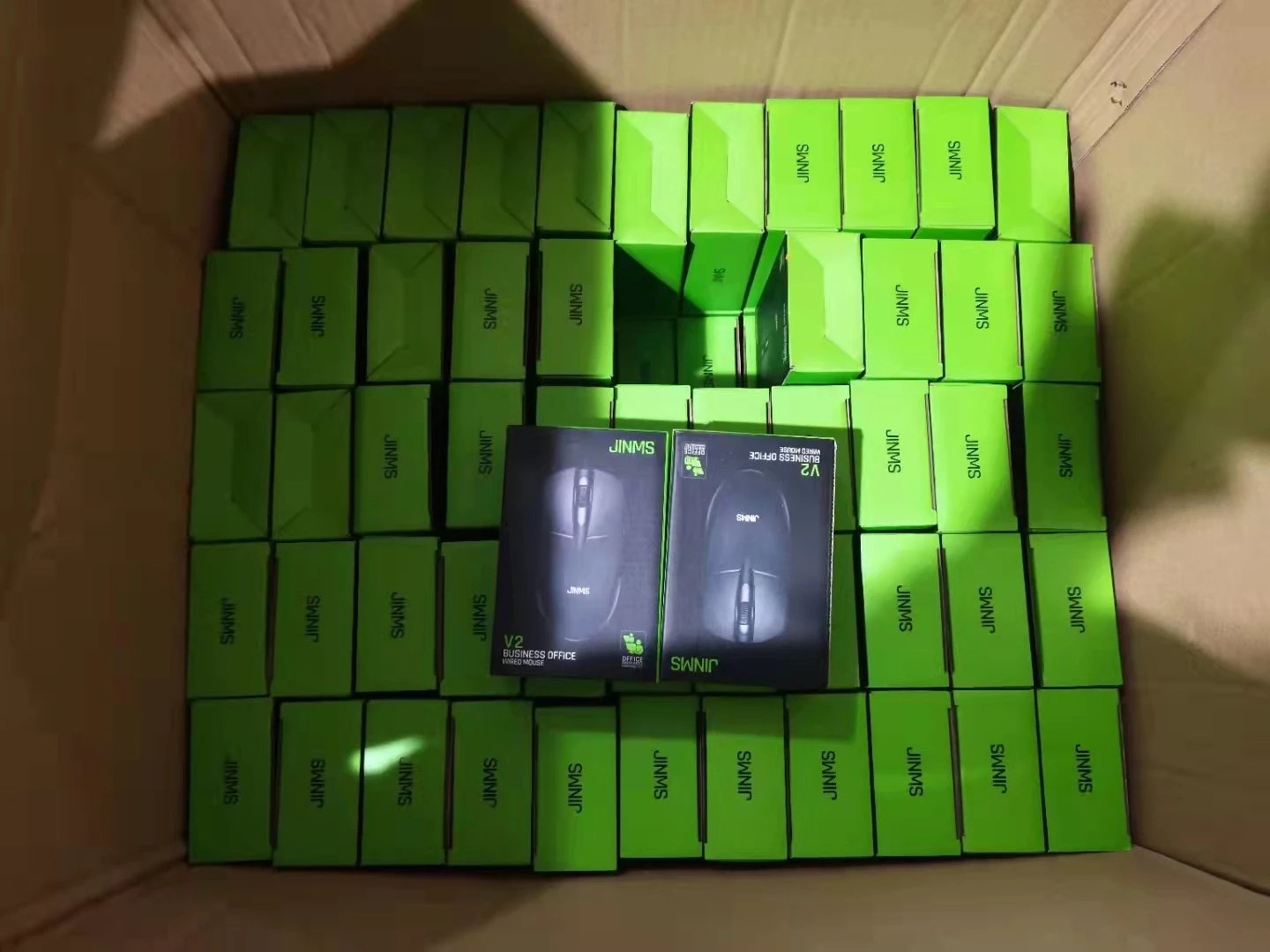 Cheap JINMS V2 Wired Office Mouse 1000 DPI for Laptop/desktop