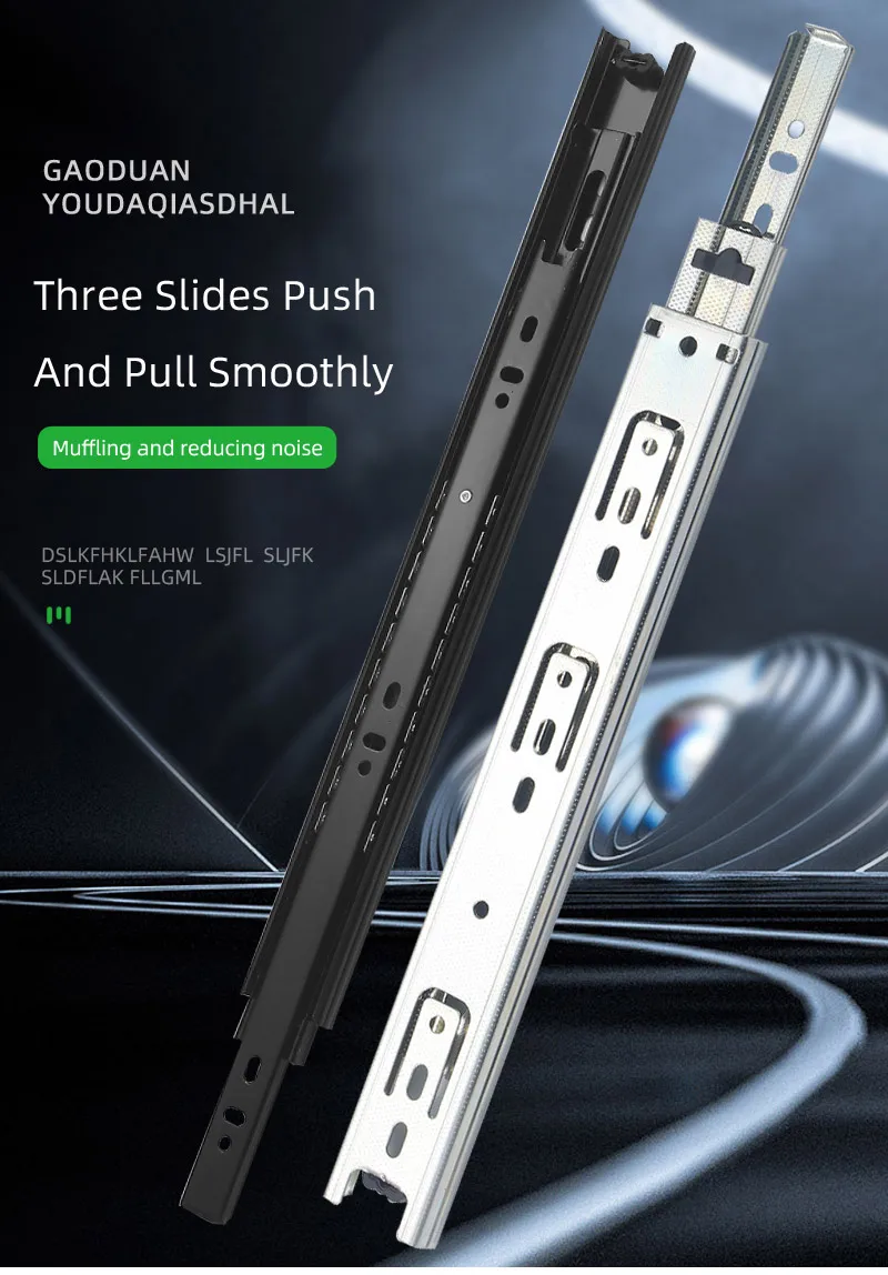 Sliding Drawer Cabinet Guide Rails Slide Module Making Channel Table Slider Rail Ball Bearing ...