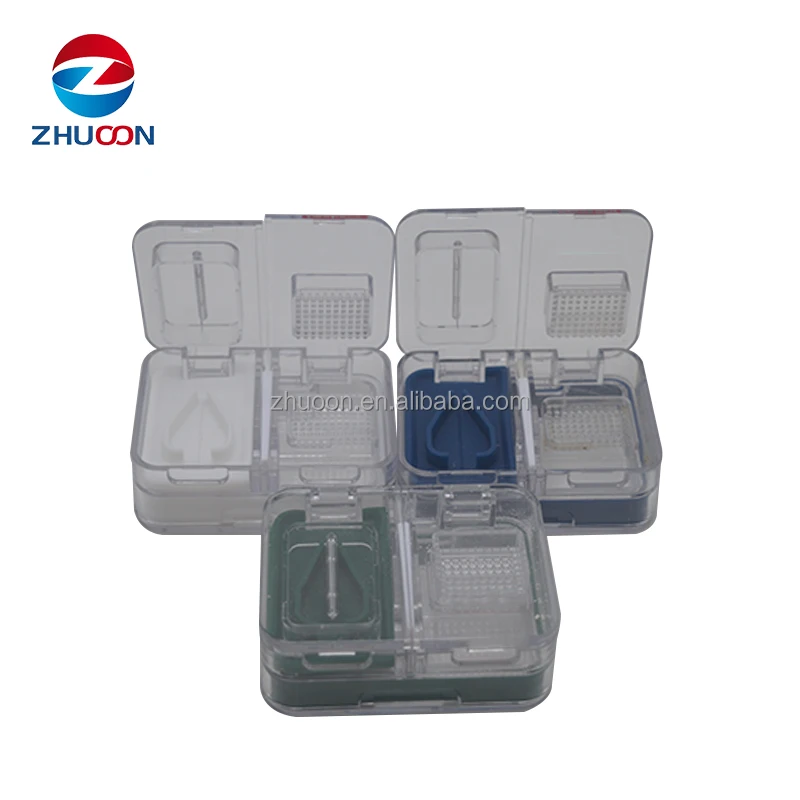 Portable Mini Bio-degradable Plastic Medicine Cutter Small Box With ...