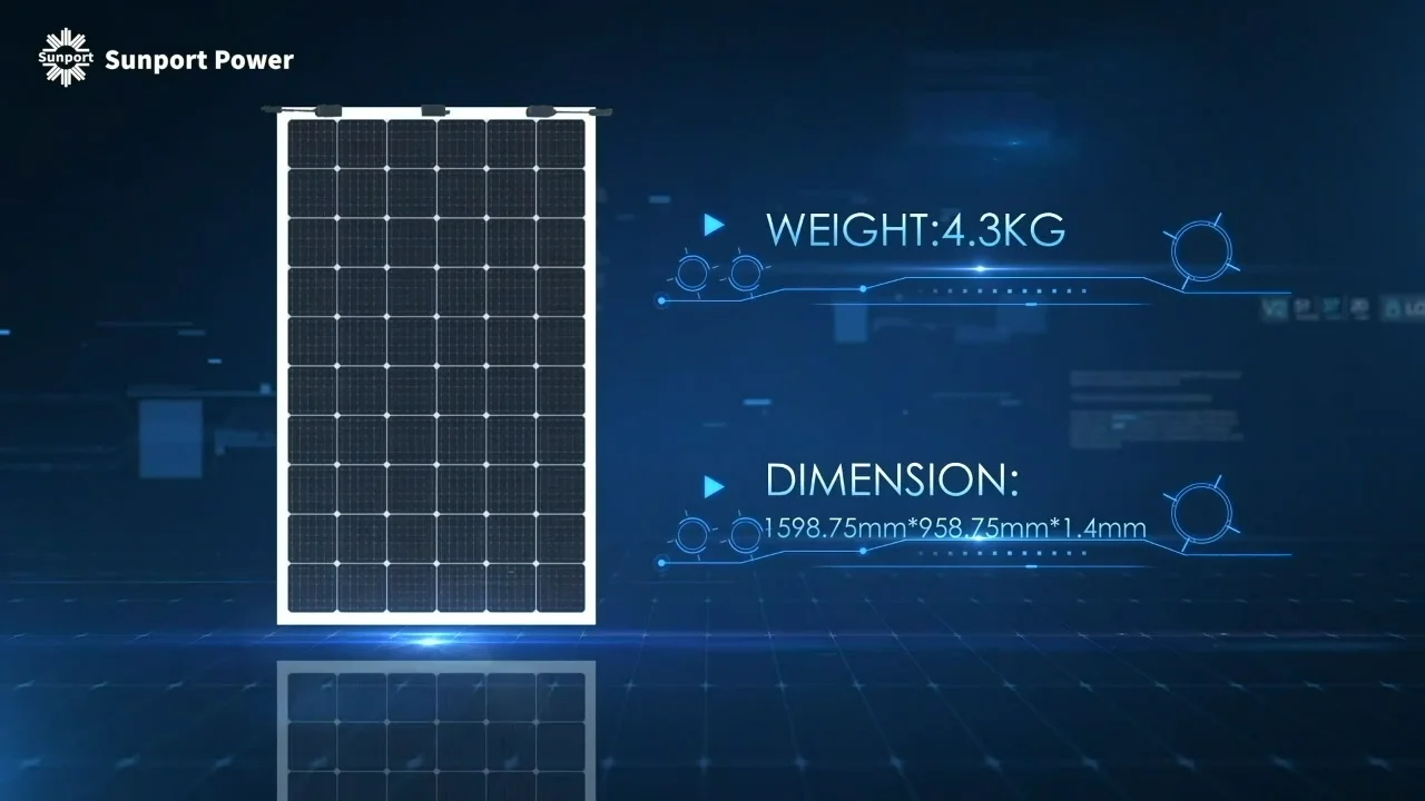 Sunport Power China Manufacture Mwt Flexible 365w-385w Solar Panels Wholesale Solar Mono Panels ...