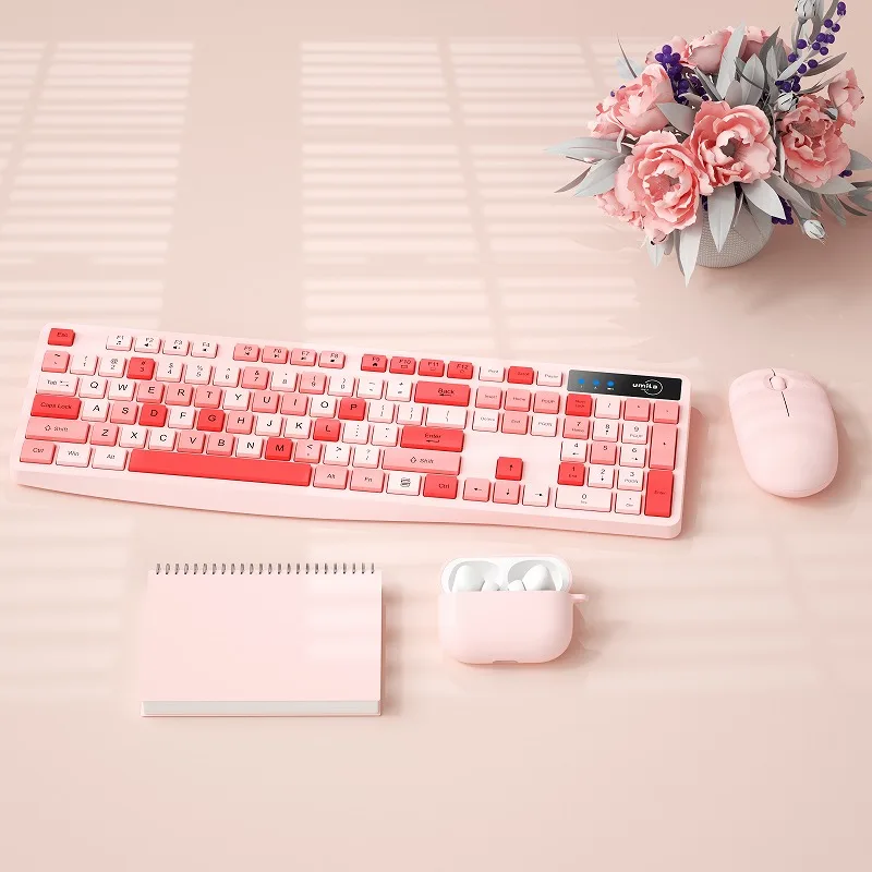 Top Selling Portable Spanish Office Wireless Keyboard & Mouse Combo