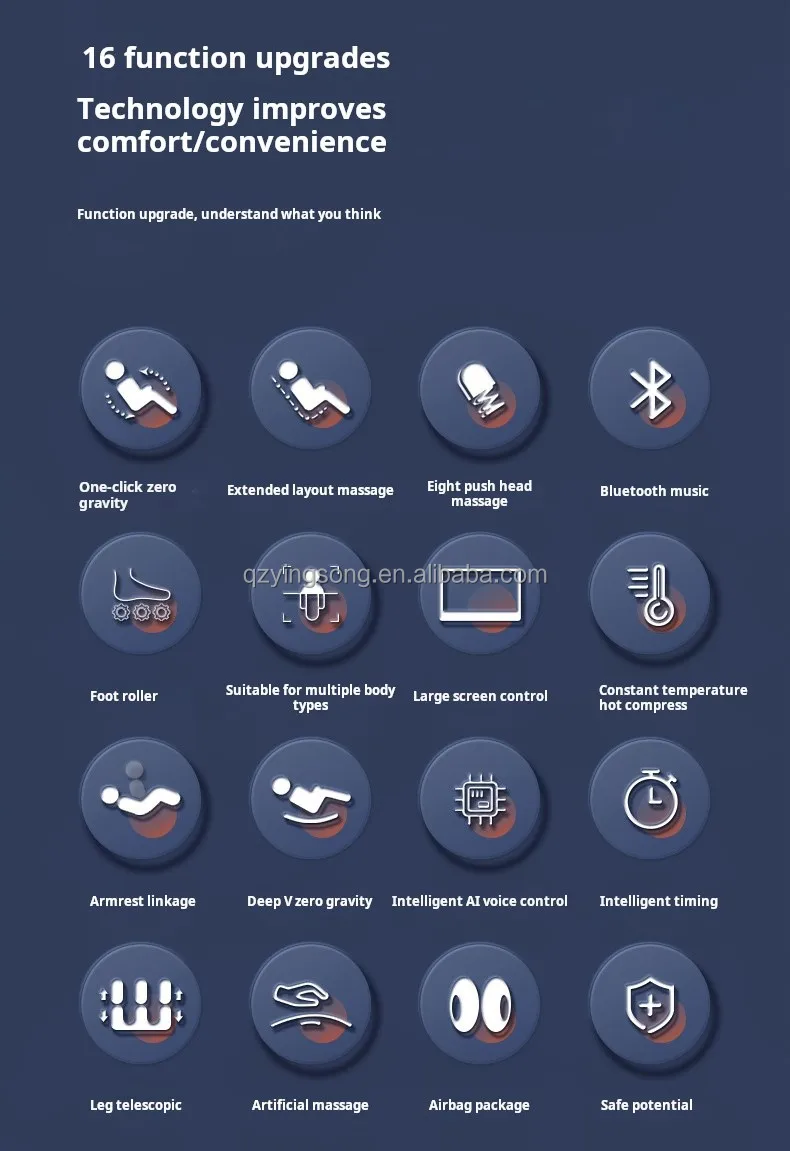 C16 2025 Modern Integra Massage Chair - Zero Gravity Feature