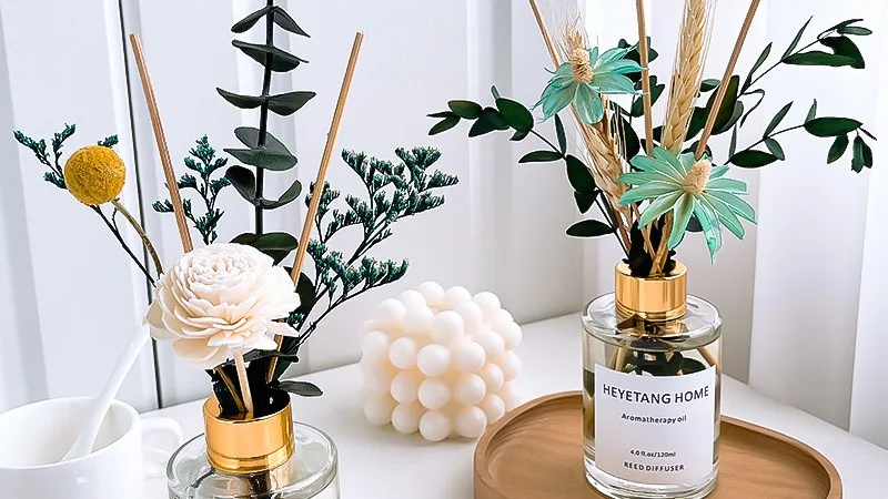 Dgc Glass Jar Bottle Diffuse Multiscent Reed Diffuser For Wedding ...