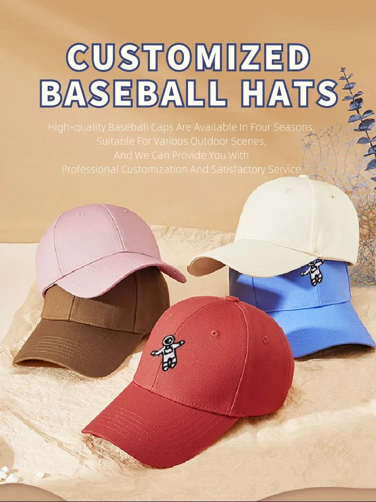 High Quality Embroidery Custom Baseball Cap With Logo For Men ...