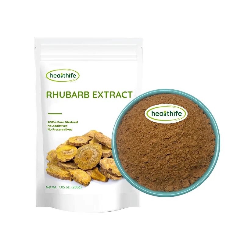 Halal Rheum Palmatum Rhubarb Root Extract Powder 4% Total Anthraquinone ...