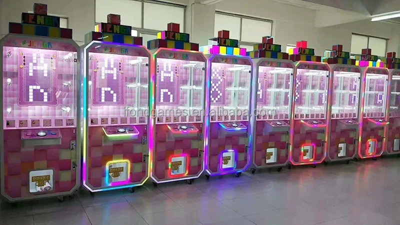 IFD Newest Shopping Mall Brick Stacker Prize Toy Gift Video Machines ...