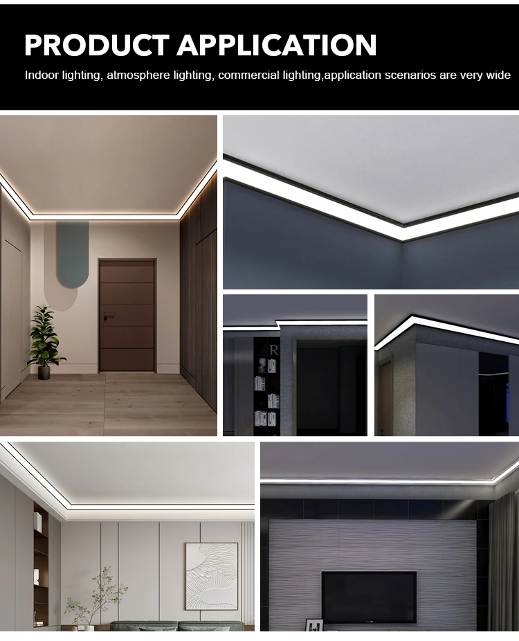 High Quality Flexible Curved Bendable Channel Aluminium Led Ceiling ...