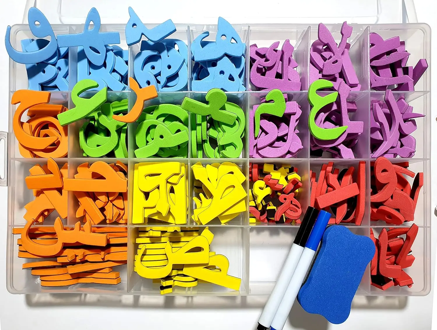 Arabic Magnetic Alphabet Stickers - Educational Toys