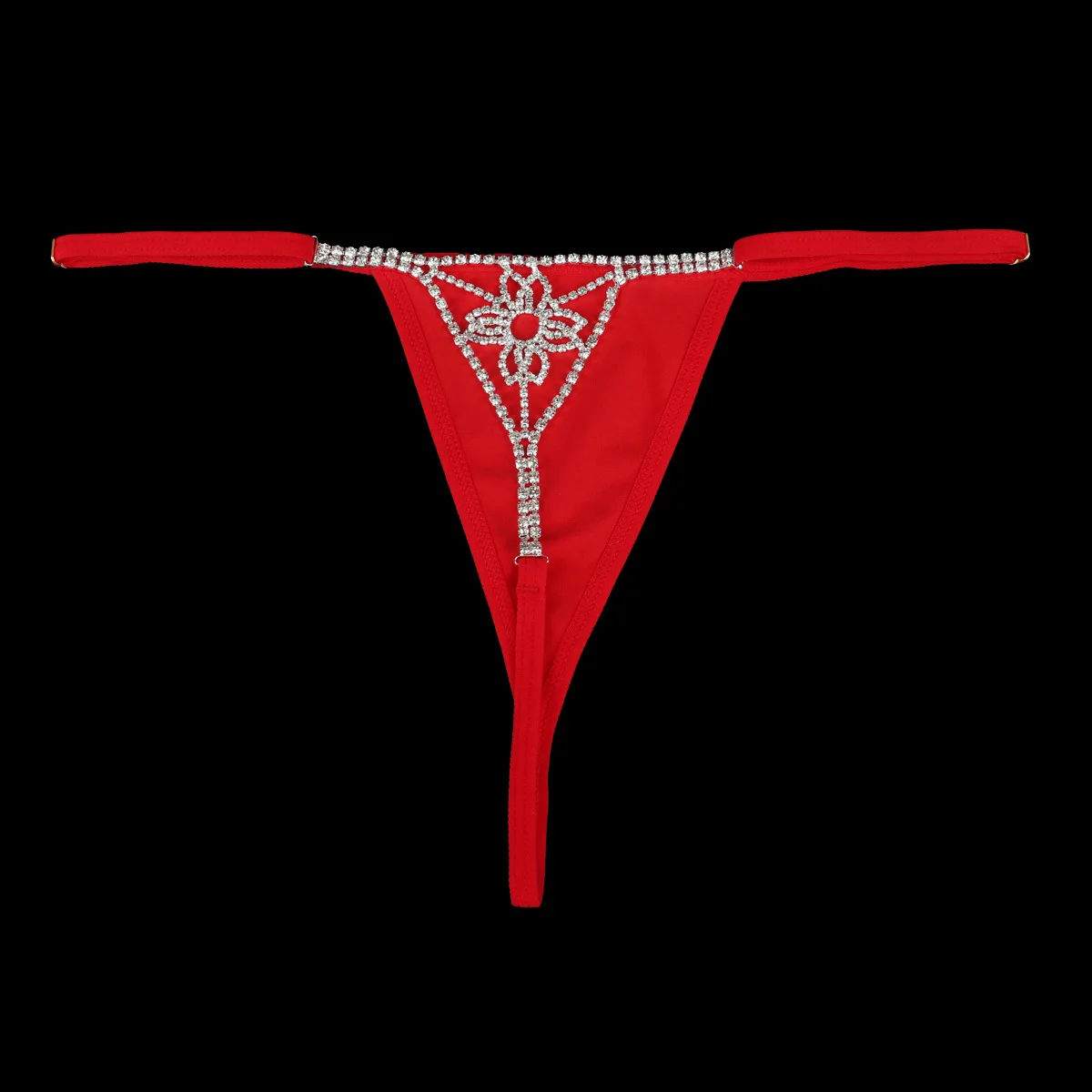 Luxury Personalized Rhinestone G String Butterfly Sexy