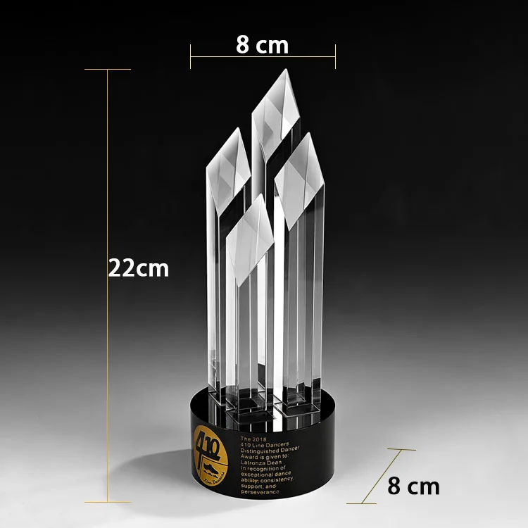 Wholesale Crystal Trophy Crystal Glass Trophies Large Baseball Crystal ...