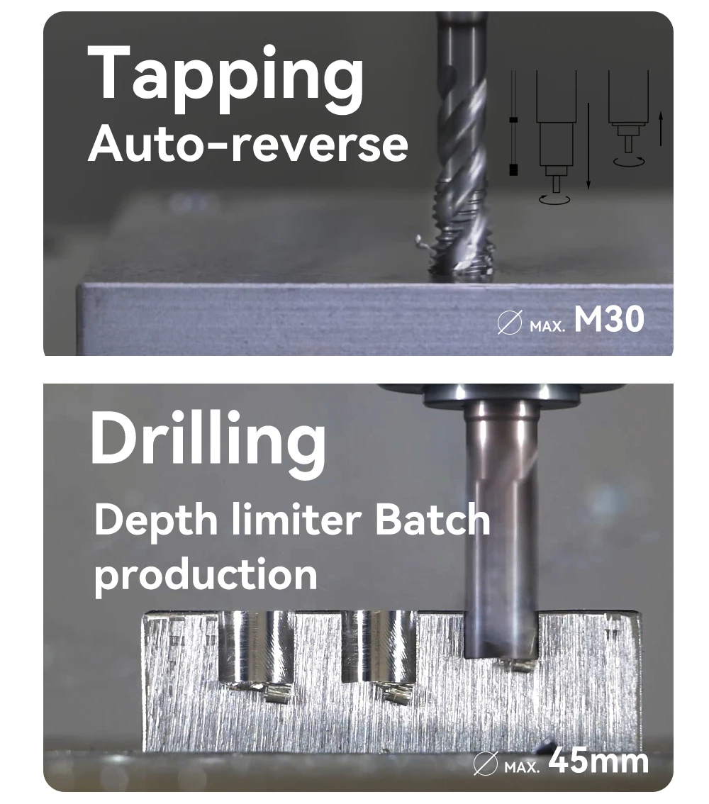 7045 Mini CNC Metal Mill Drill Machine Large Worktable School Factory ...