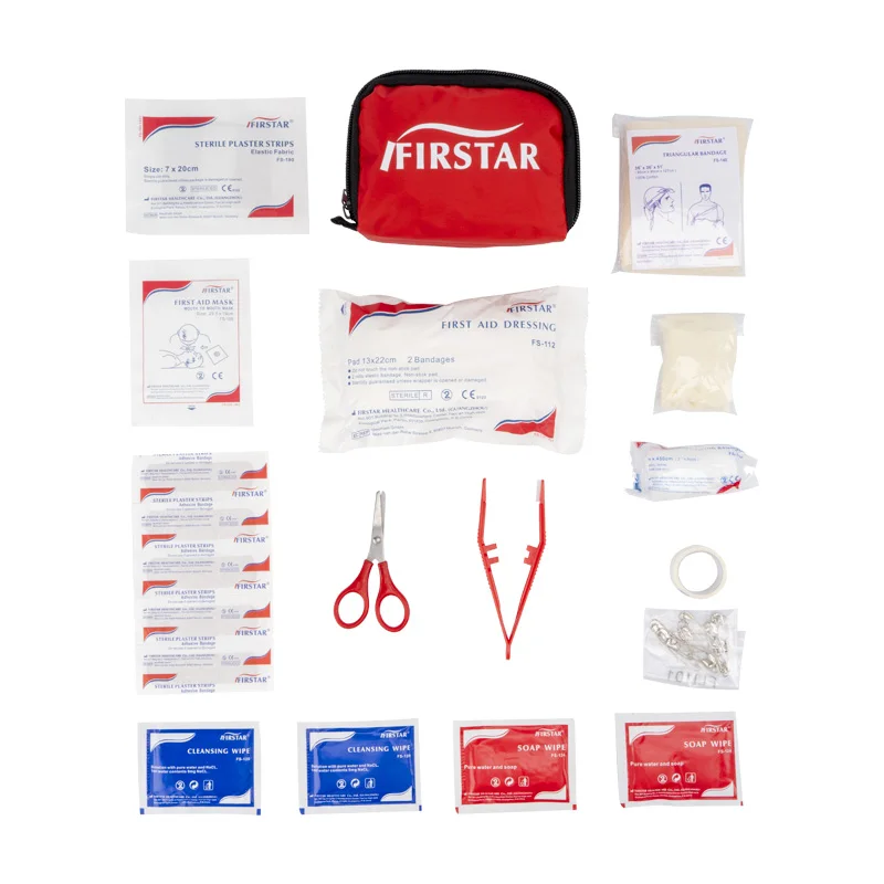 FIRSTAR-kit de primeros auxilios para escuela, mini botiquín de ...