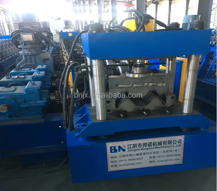 High Quality Steel Profile Crash Barrier Roll Forming Machine Highway ...