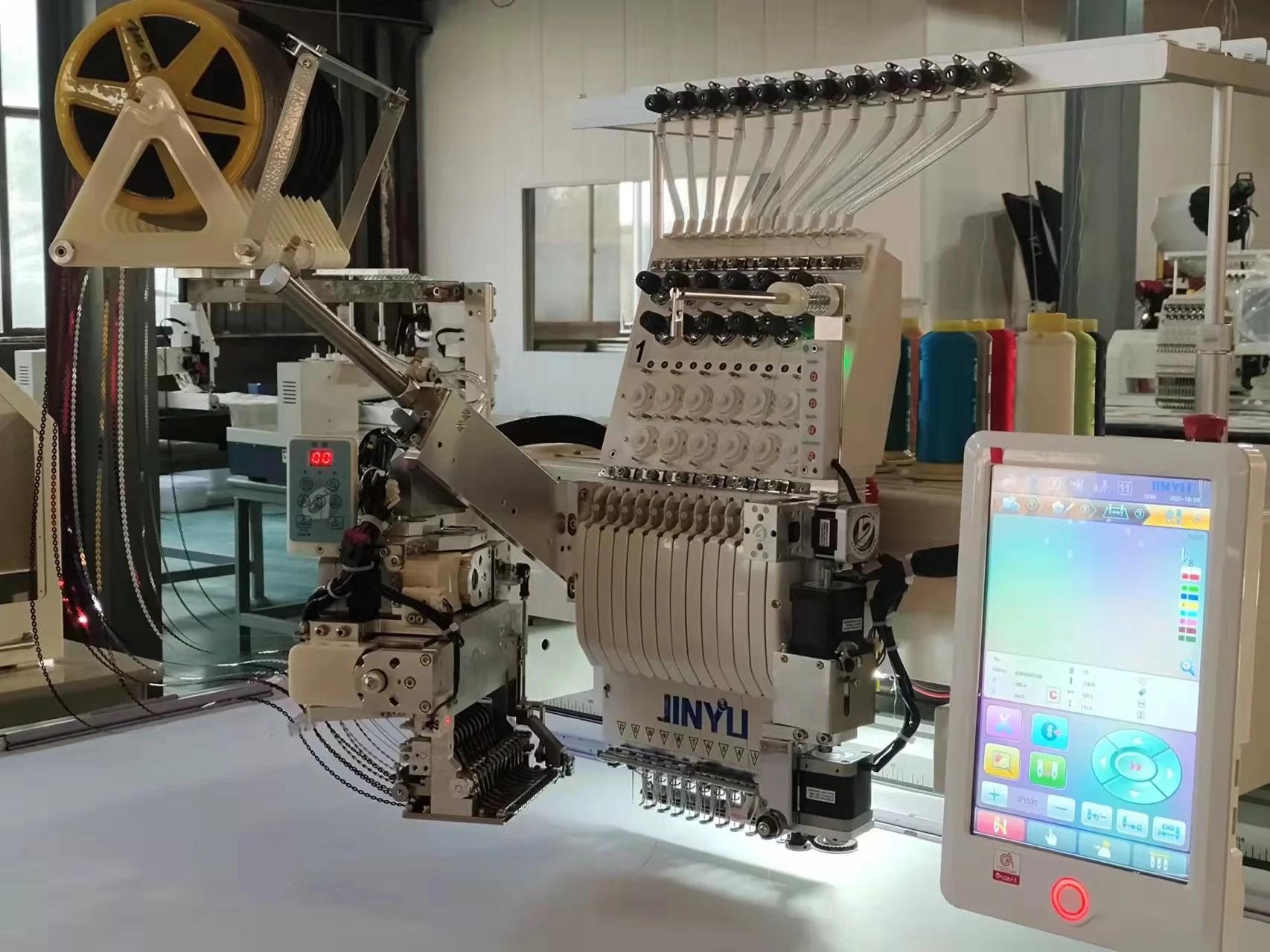 JCM-1201JINYU Embroidery Machine - High Efficiency & Multifunctional