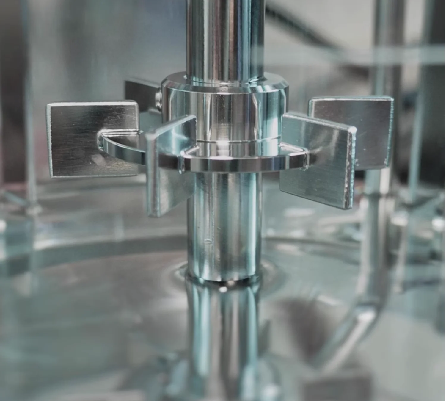 Aeration Bioreactor Fermentation Turboprop Six-Blade Impeller ...