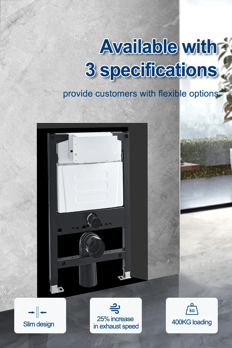 Watermark Toilet Water Tank Pneumatic Conceal Concealed Cistern