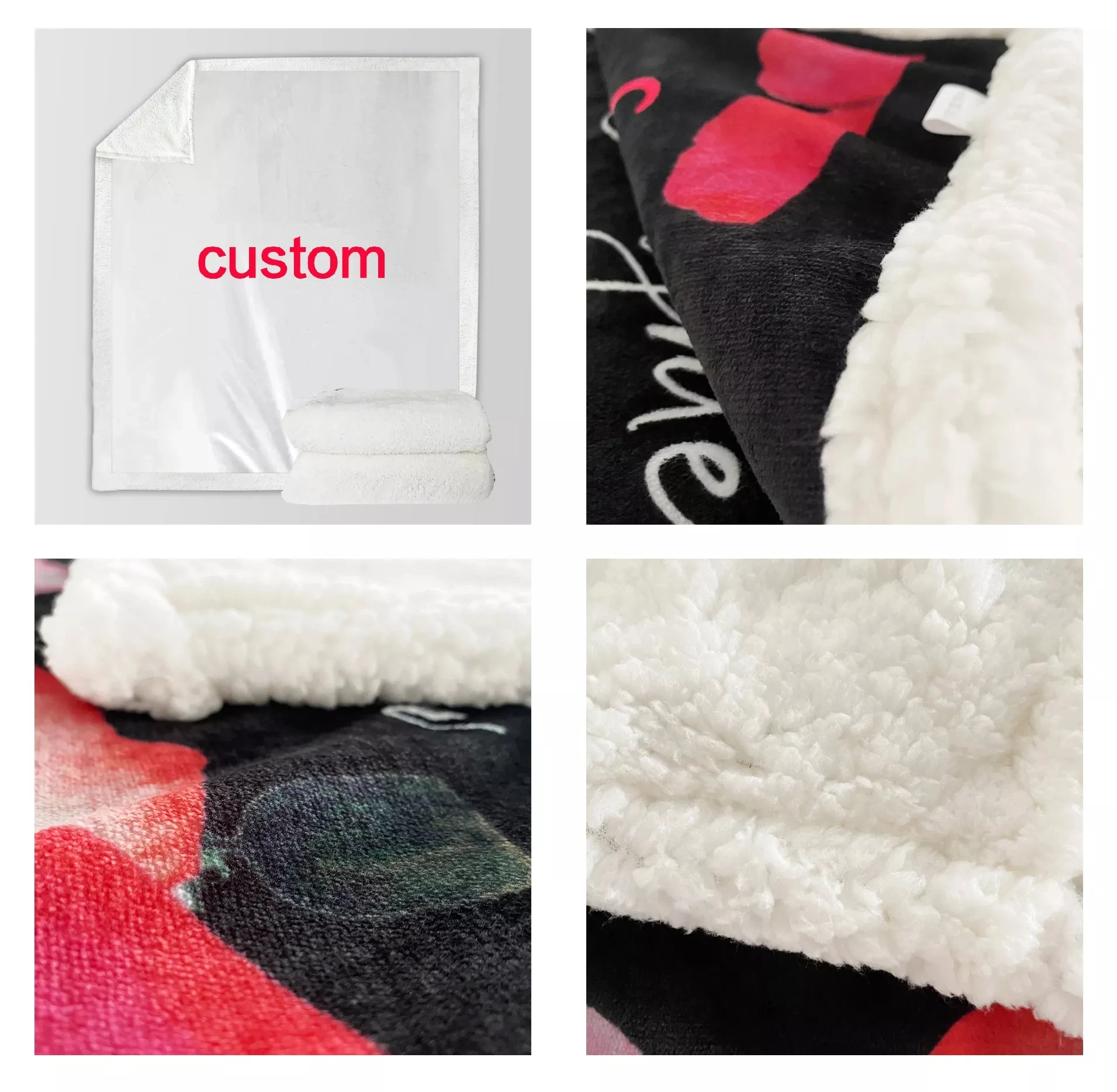 Customized Fleece Blankets - Personalized 3D Prints