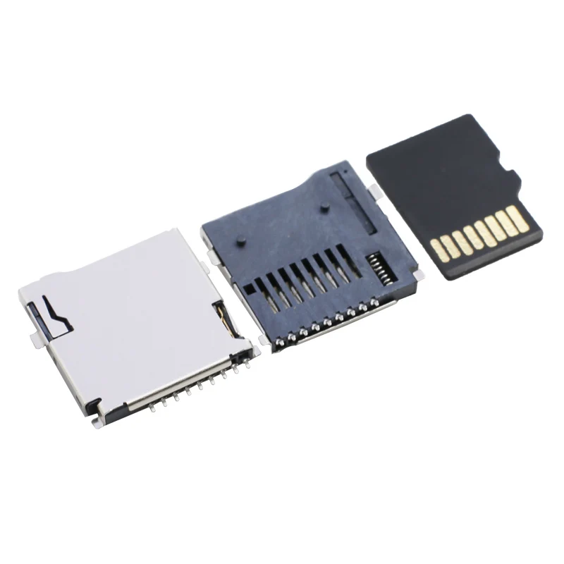 Push Push Micro Sd Tf Card Reader Socket Connector Adapter P N102010052