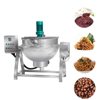 Industrial Stainless Steel Jacketed Kettle For Jam Chili Sauce Pot ...