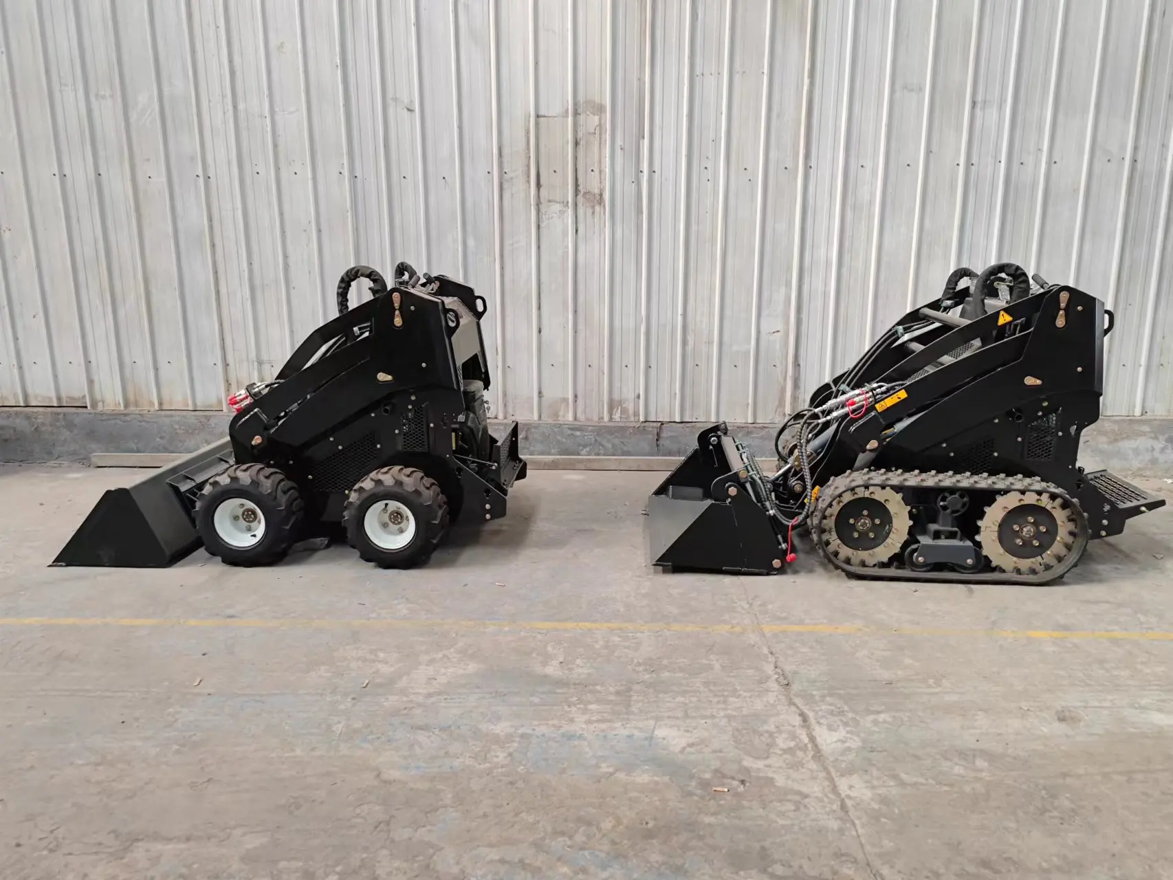 Agricultural Machinery Mini Wheel Crawler Skid Steer Loader Small ...