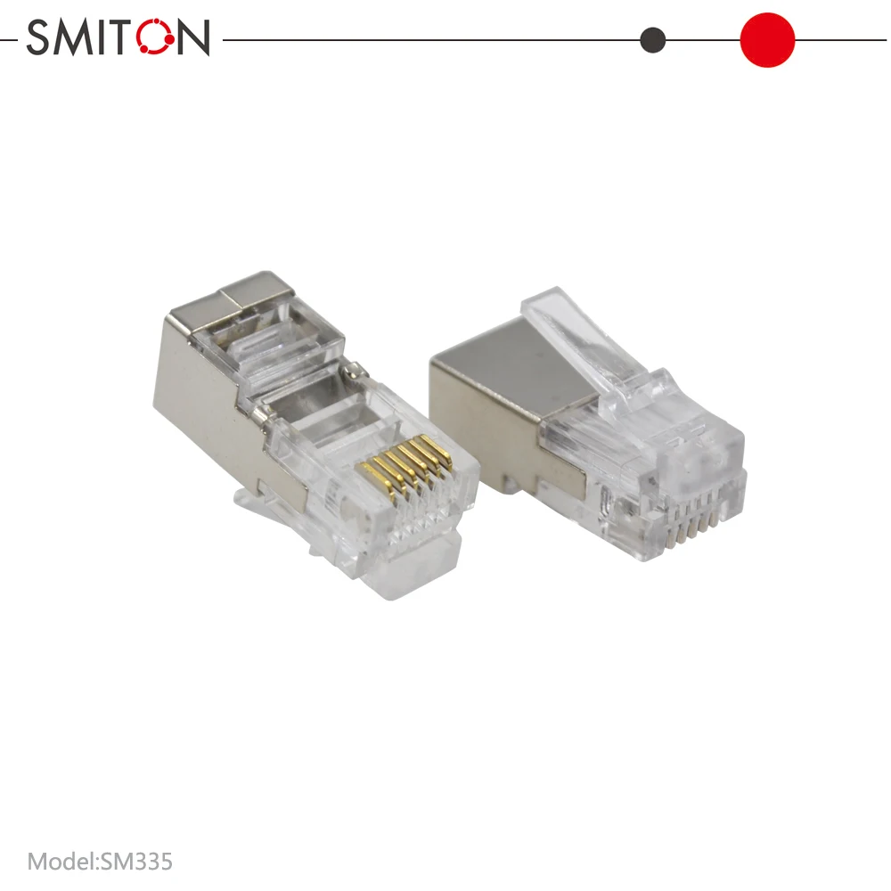 Long Body Telephone Line Plug Shielded Male Rj12 6p6c Connector - Buy ...