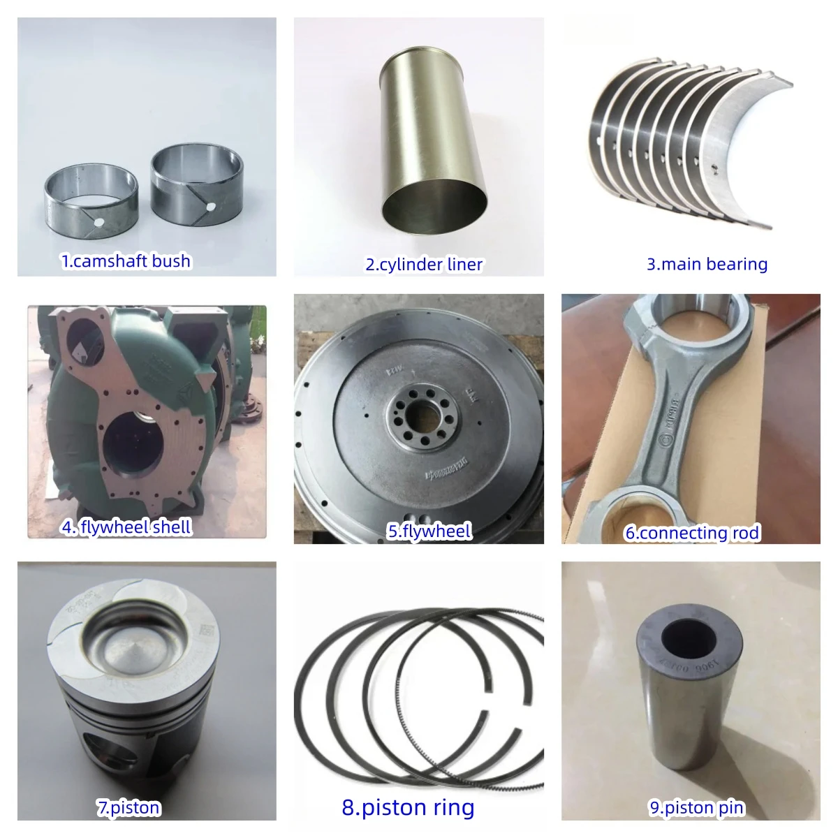 Sinotruk Howo Wd615 Truck Engine Spare Parts Az1500010012 Flywheel ...