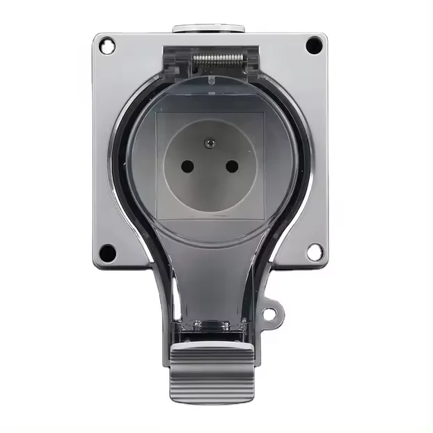 French Style IP68 Weatherproof Wall Socket 16A - Outdoor NFC SDK Outlet ...