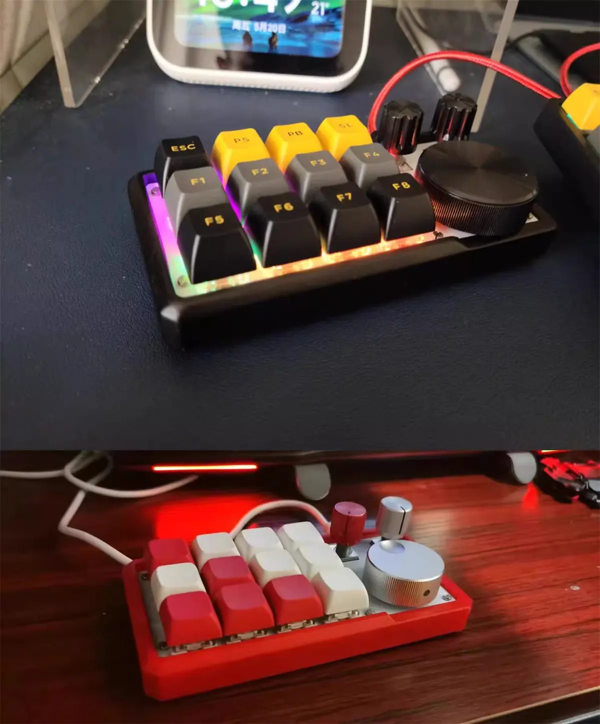 Mini Shortcut Keypad with Mechanical Switches & RGB Backlight