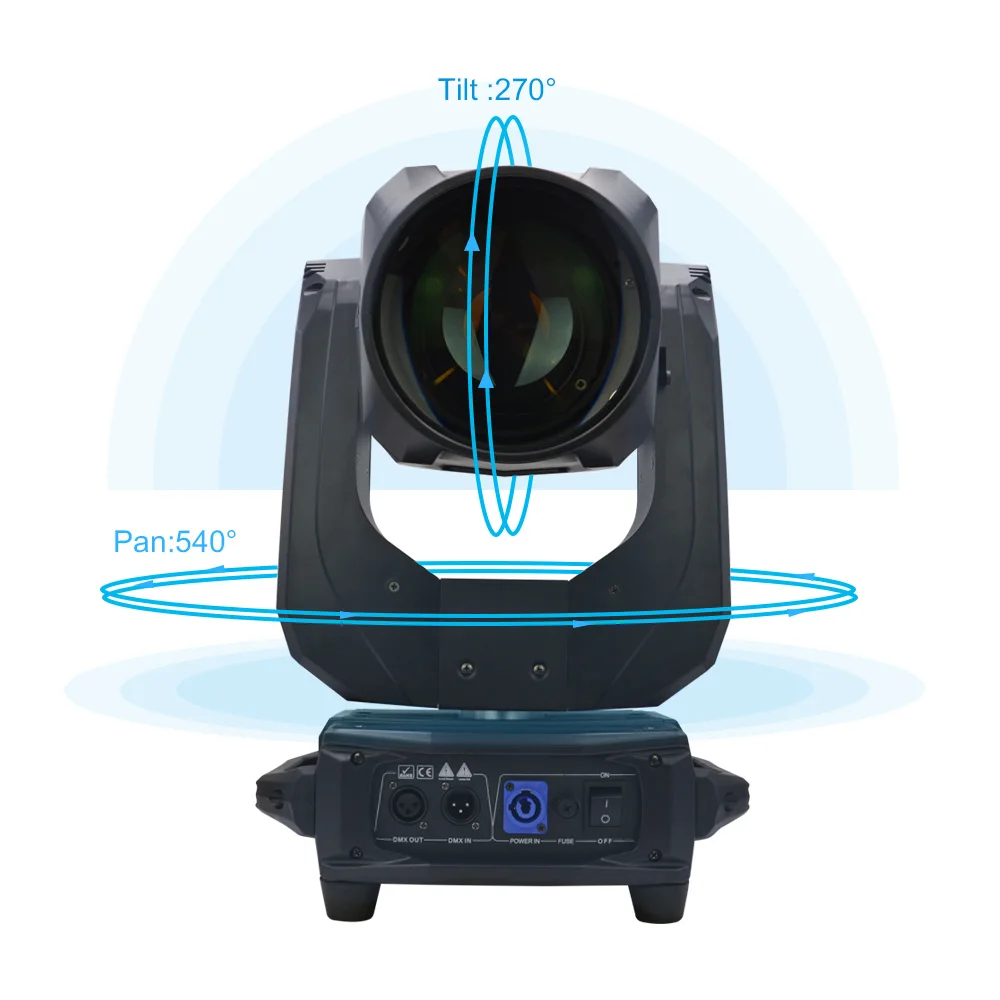 Big Dipper Sharpy Beam Moving Head Light 250w 260w With Double Prisim ...