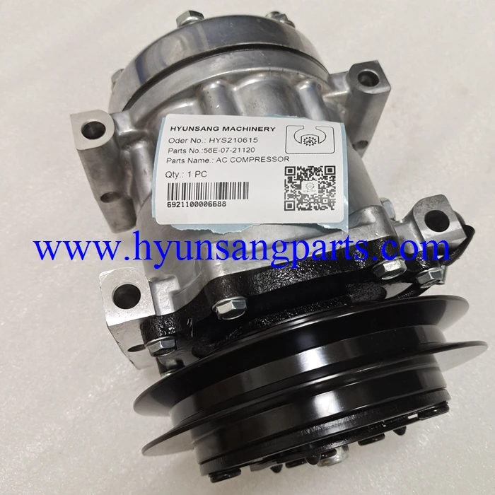 Hyunsang Excavator Parts - High Quality AC Compressors