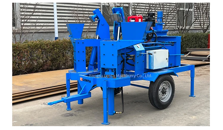 Lonta M7m1 Semi Auto Moving Hydraulic Interlock Soil Earth Clay Brick ...