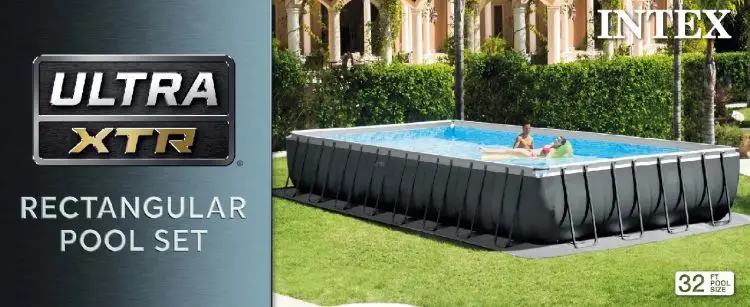 INTEX 32x16 Pool Set - Ultimate Rectangular Swimming Pool