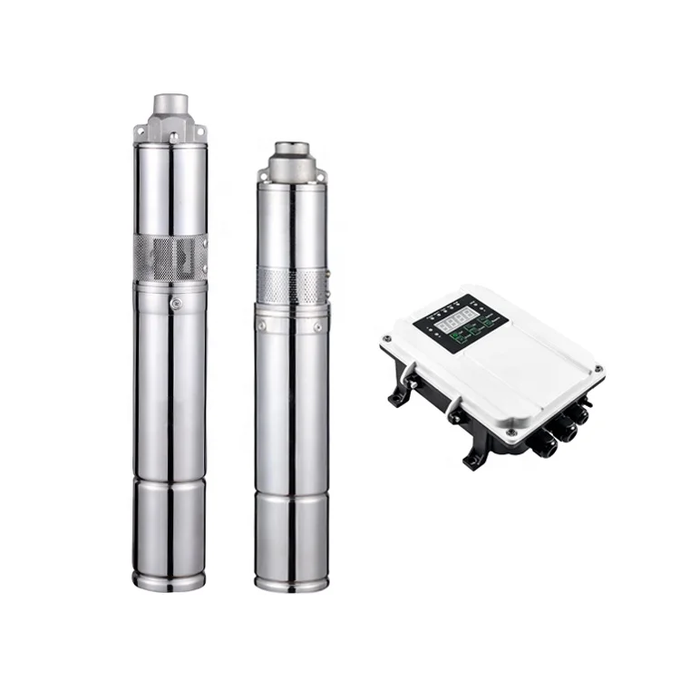 3 Inch Submersible 1hp Dc Pump Solar Borehole Water Pump For Deep Well ...