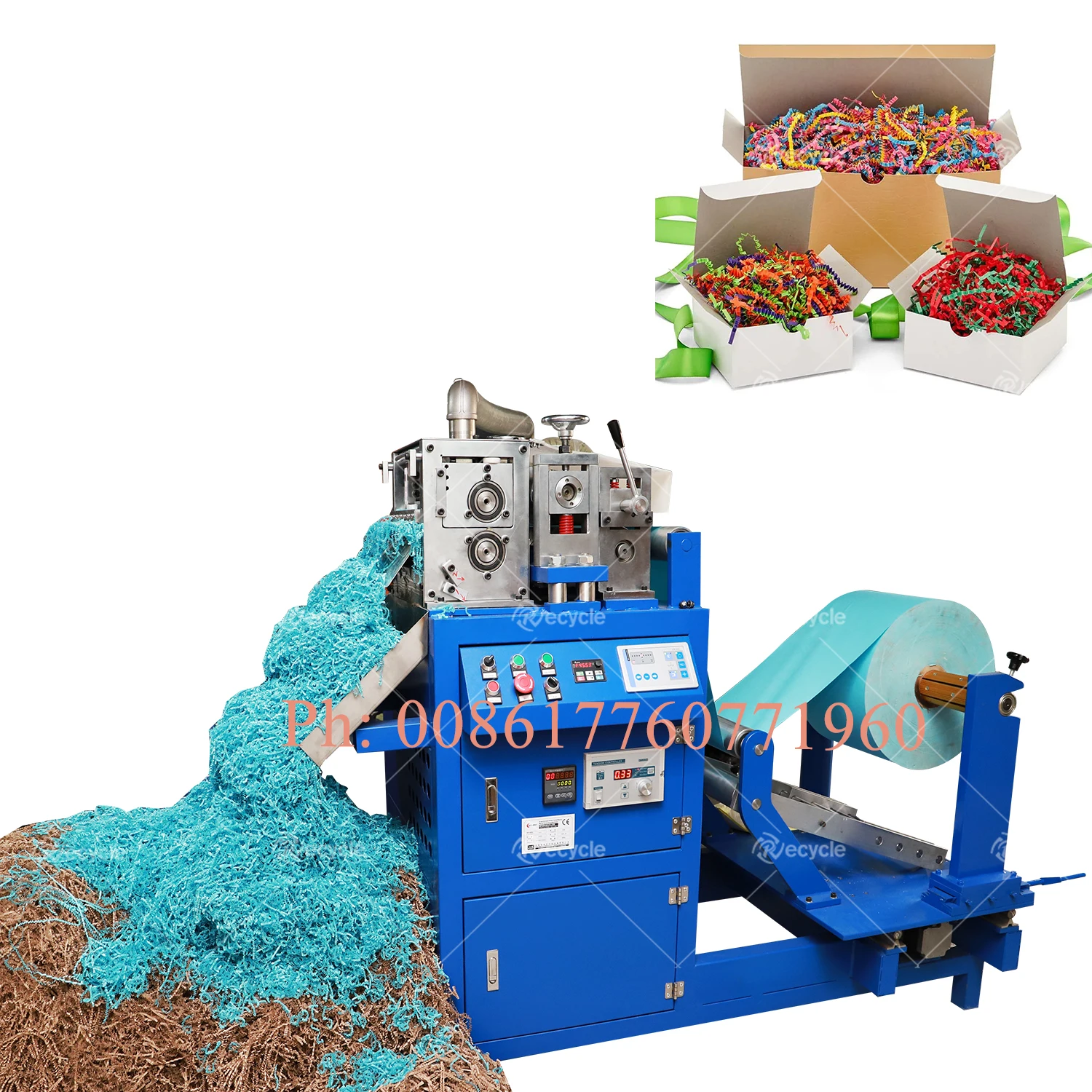 Crinkle Cut Paper Shredder - Efficient & Versatile Machine