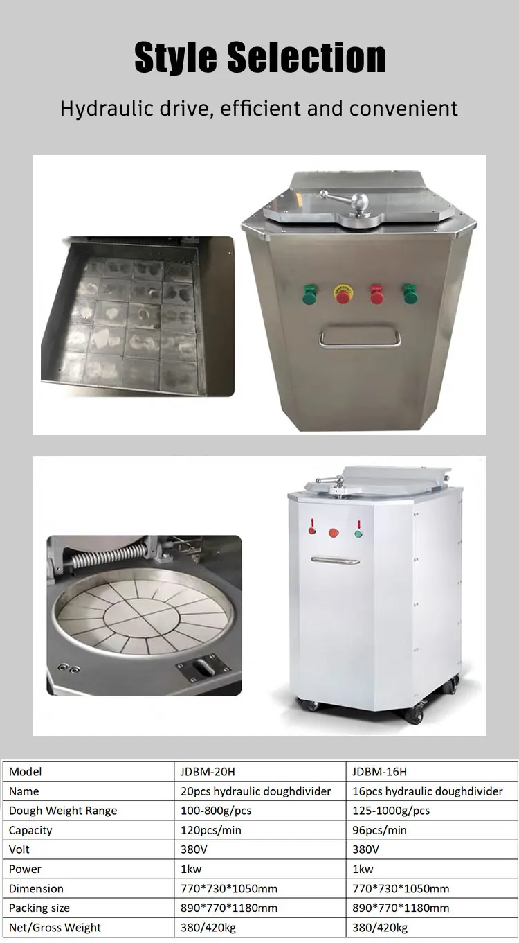 Commercial Hydraulic Dough Bread Divider Cutter Machine Automatic Pizza ...