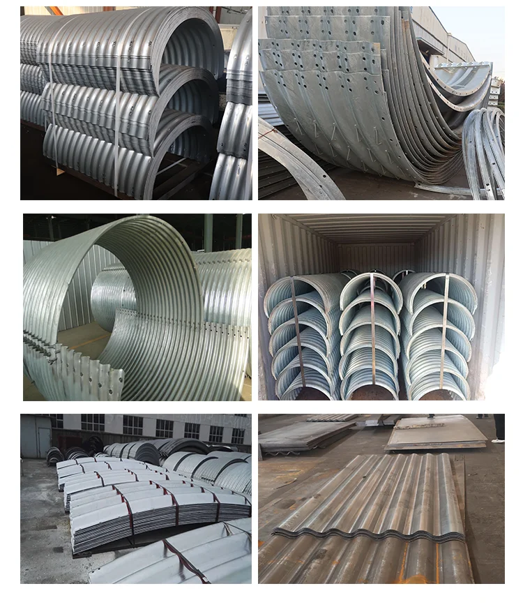 2000mm Corrugated Metal Culvert Pipe - Large Diameter Arch Pipe for ...