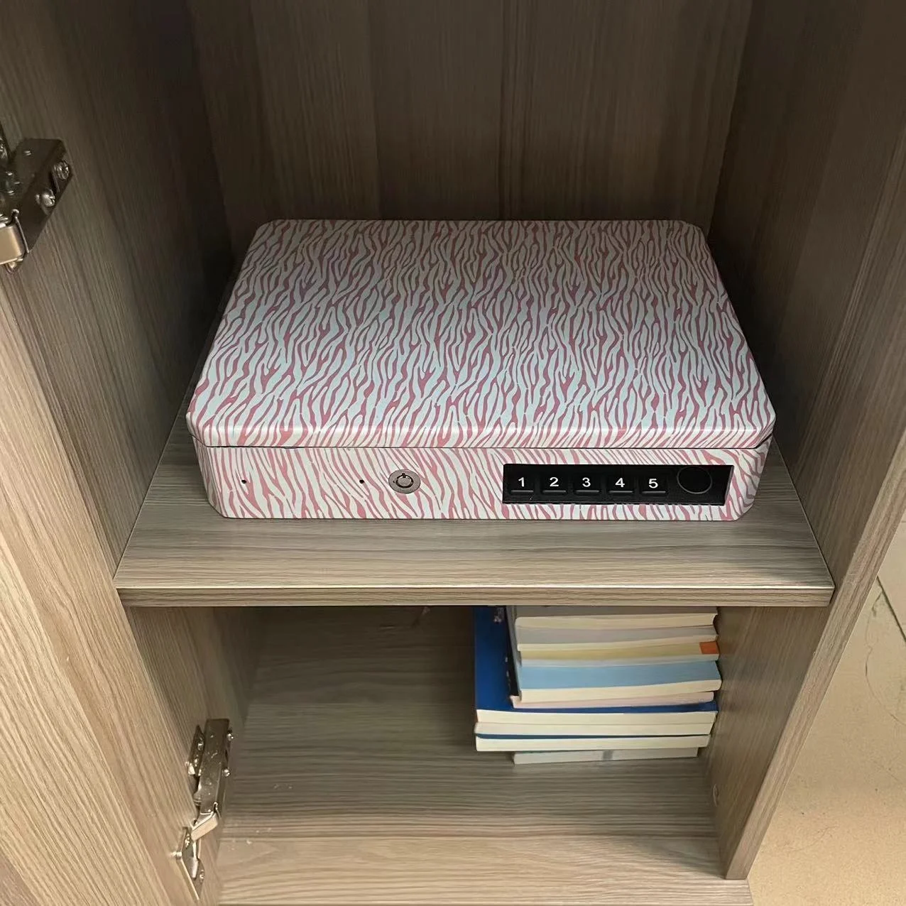 Oem Home Secret Biometric Fingerprint Smart Gun Safe Box Metal Hidden ...